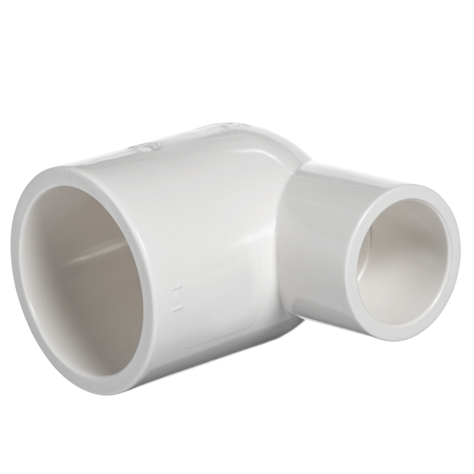 Schedule 40 PVC Reducing 90 Slip Elbow - Slip Size : 1" - Reduced Slip ...