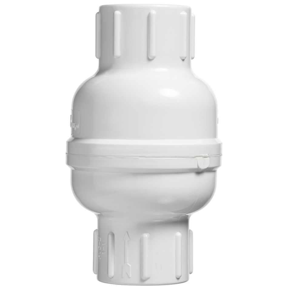 Schedule 40 PVC In-Line Check Valve NPT - Thread Size : 1/2" FPT | Drip ...