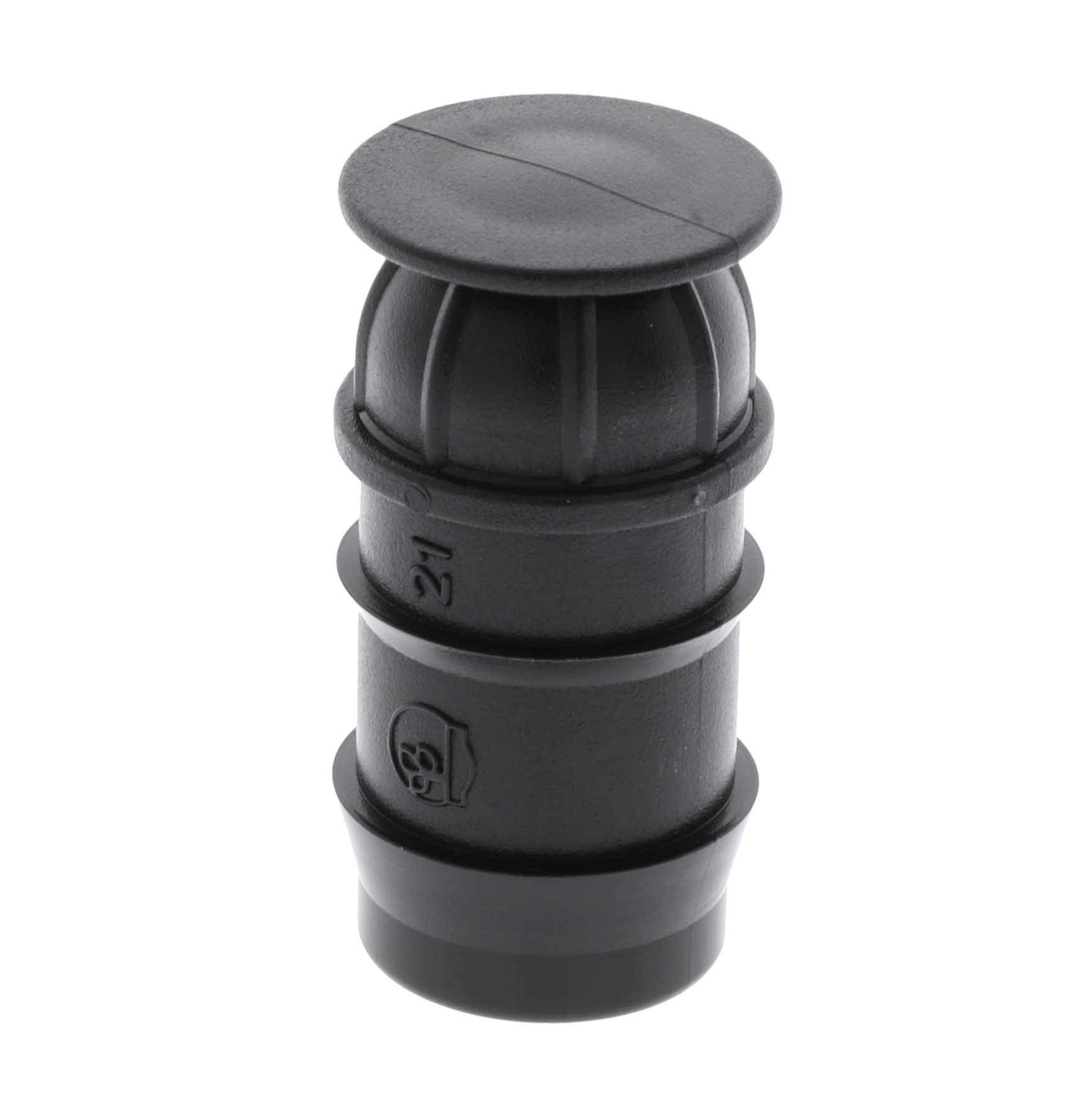 Antelco Barbed 1/2 16mm Tubing End Cap for Drip Irrigation Systems- 5 ...