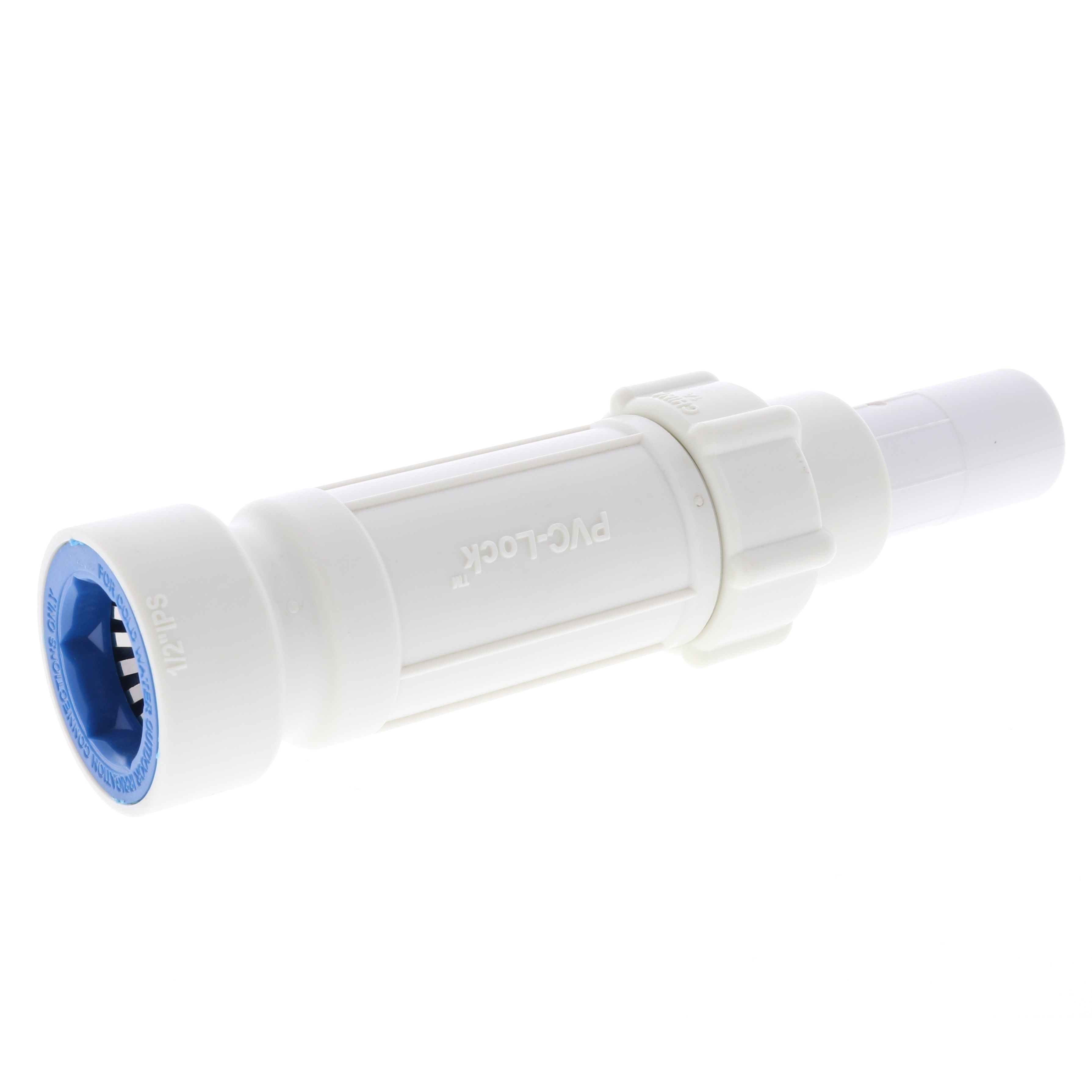 PVC Lock Slide Repair Fitting for Cold Water Outdoors Irrigation 3/4 ...