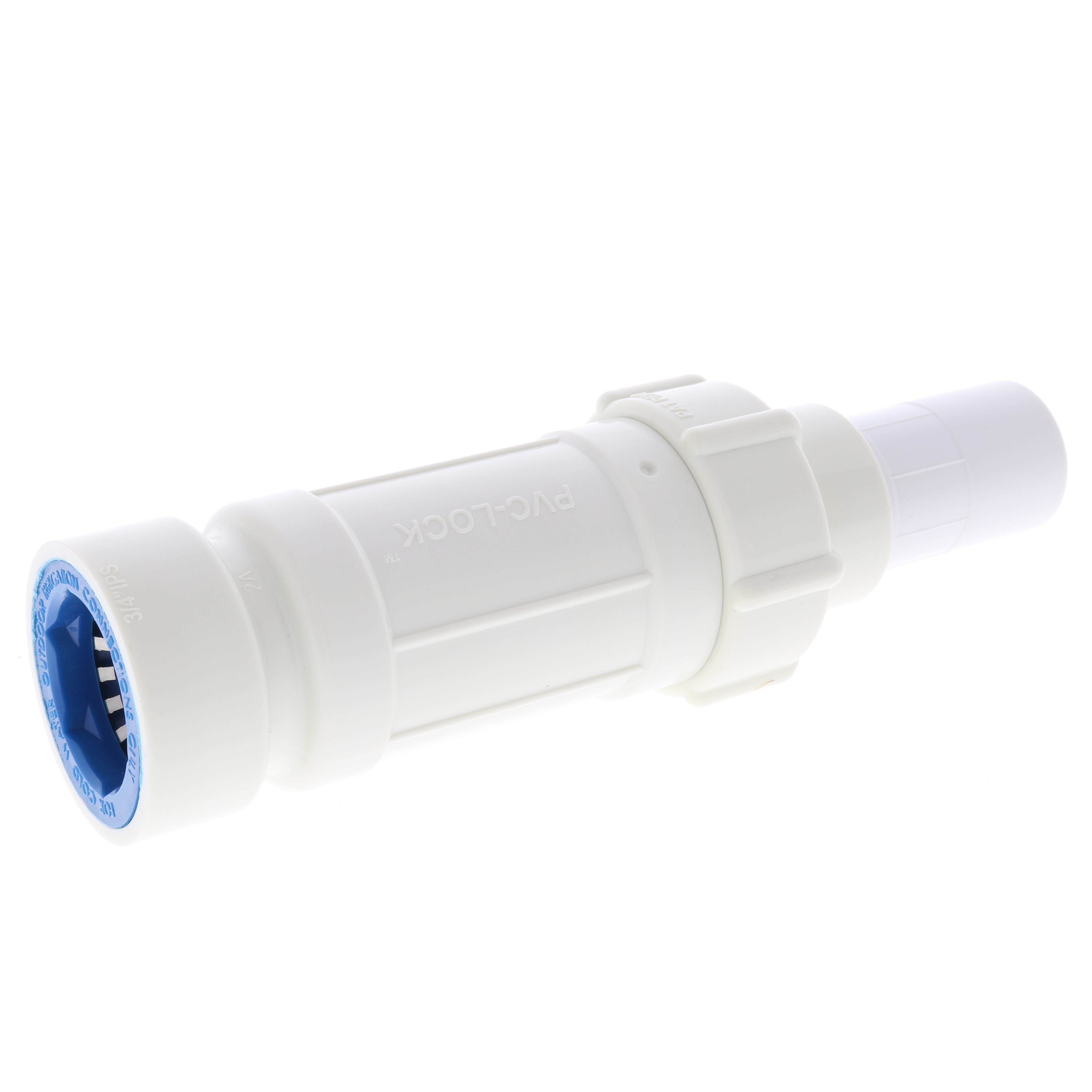 PVC Lock Slide Repair Fitting for Cold Water Outdoors Irrigation 3/4 ...